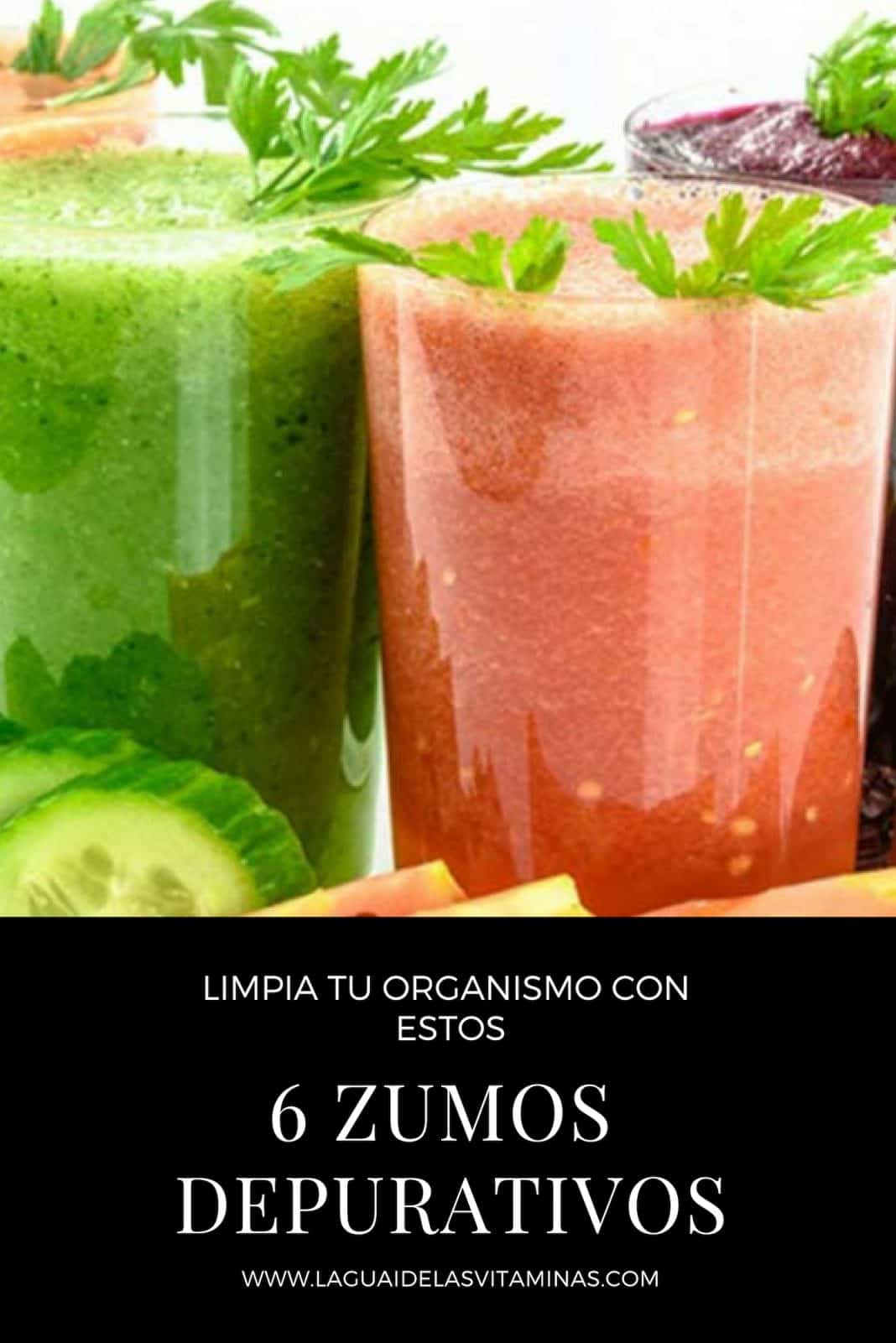 6 zumos depurativos para limpiar tu organismo - La Guía de las Vitaminas