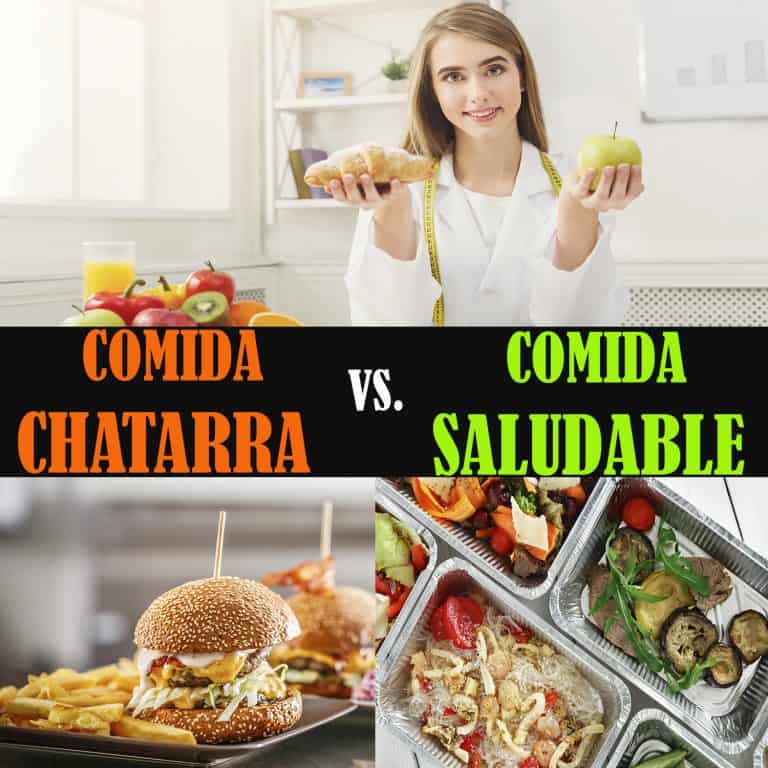 Comida chatarra y comida saludable - ¿Cuáles son las principales ...