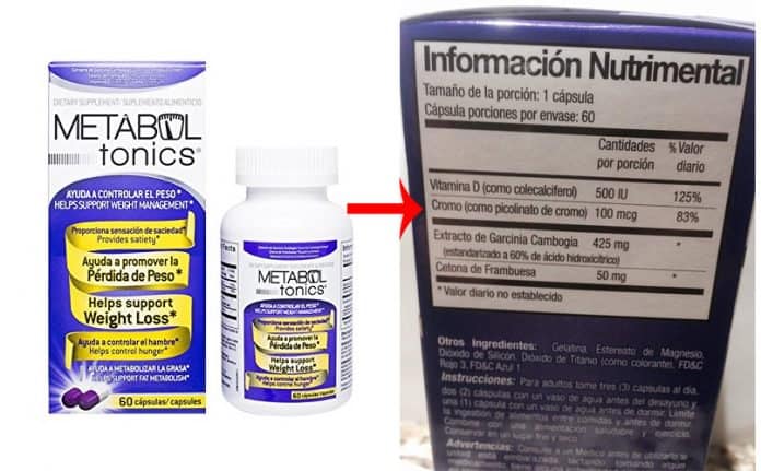 Metaboltonics para bajar de peso: cómo funciona y qué ingredientes ...